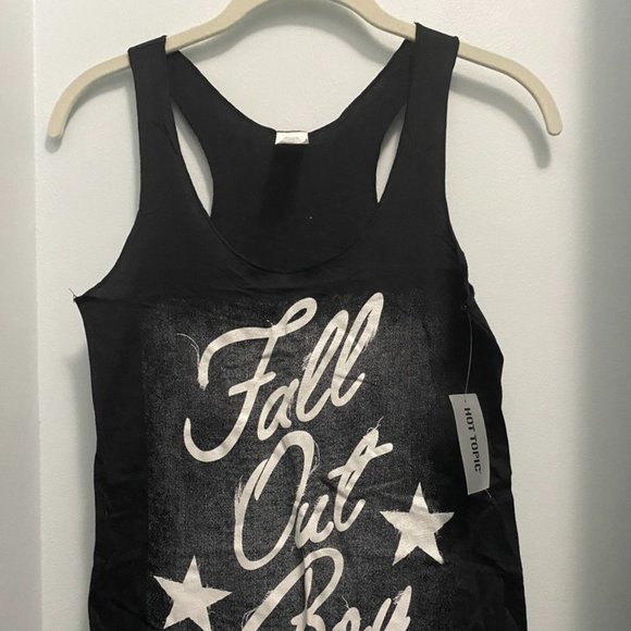 Hot Topic | Tops | Hot Topic 4 Fallout Pnk Denim Stars Tank Fall Out ...